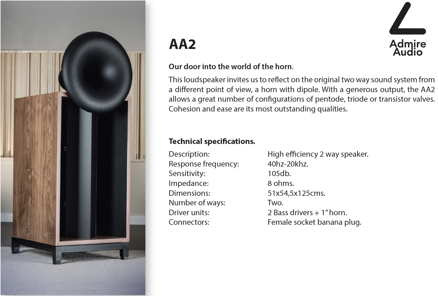 Admire Audio - AA2 And AA4 — Retro Vintage Modern Hi-Fi